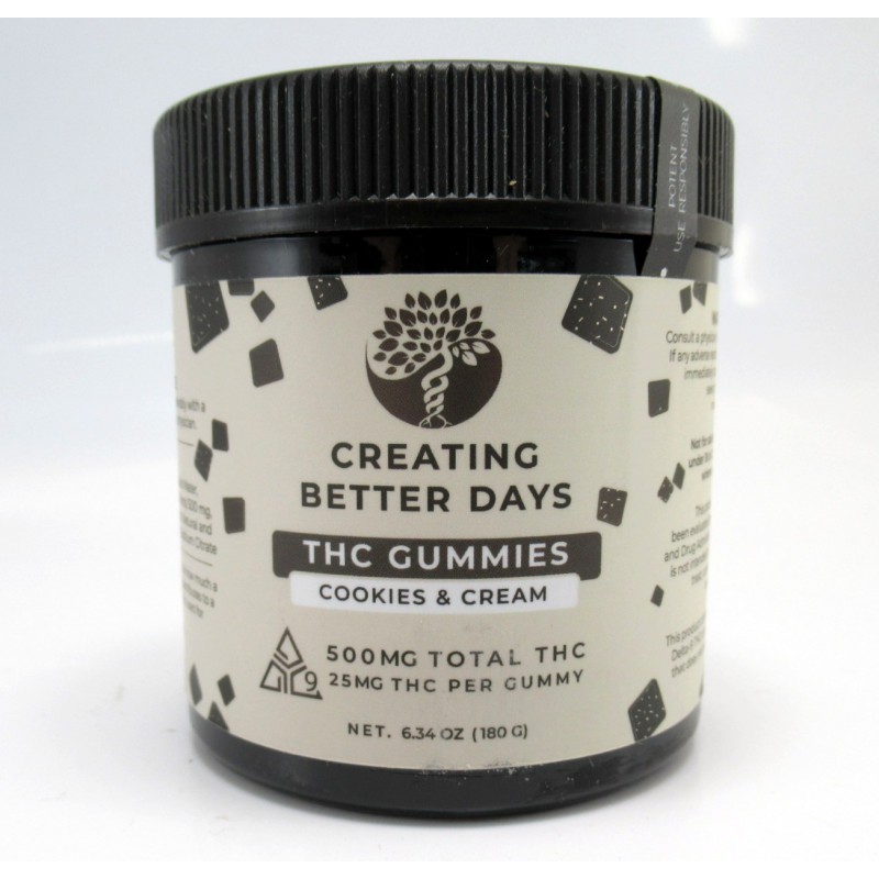 Delta 9 THC Products : Creating Better Days THC Gummies - Cookies and ...