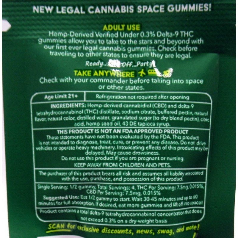 Health & Wellness : Space Gods - Legal Cannabis - Space Gummies - Sour ...