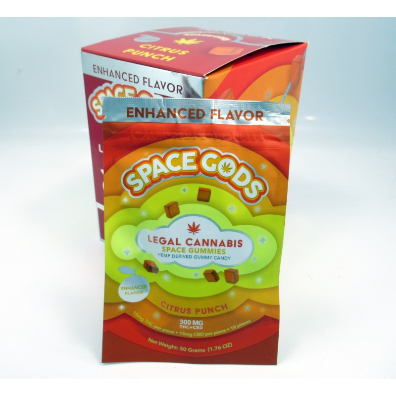 Gummies : Space Gods - Legal Cannabis - Space Gummies - Citrus Punch ...