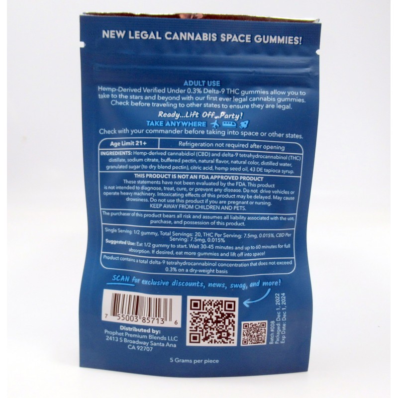 Health & Wellness : Space Gods - Legal Cannabis - Space Gummies - Wild ...