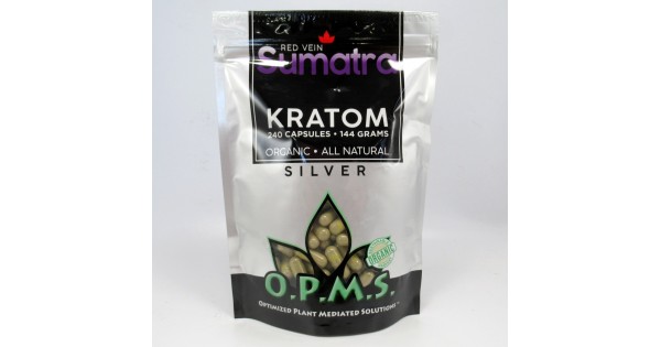 Capsules : OPMS Silver Red Vein Sumatra - Organic - All Natural Caps ...