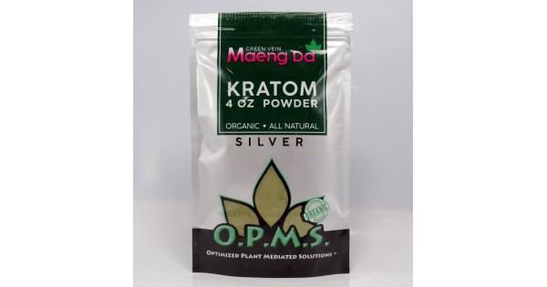 Powders : OPMS Silver Green Vein Maeng Da - All Natural Organic Powder ...