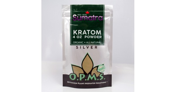 Powders : OPMS Silver Red Vein Sumatra - All Natural Organic POWDER (4oz)
