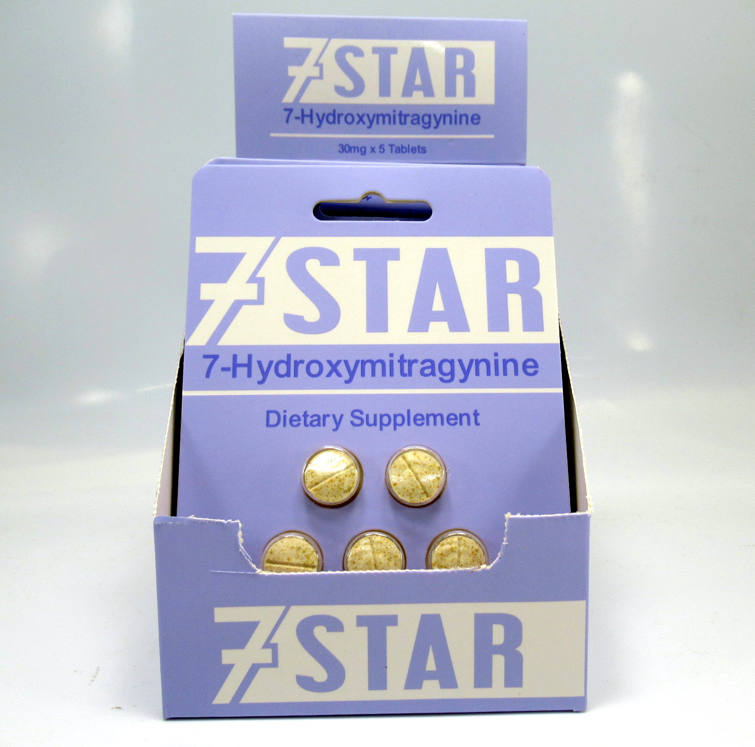 7-Hydroxy : 7 Star 7-Hydroxymitragynine Extract Tablets (5 Pack)(30mg ...