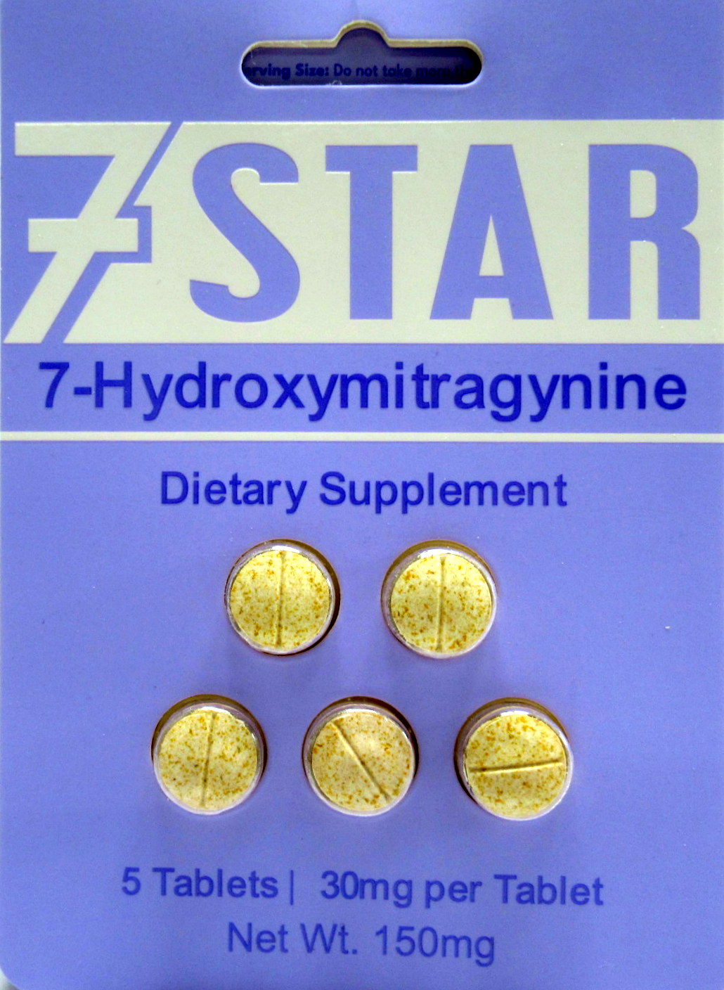 7-Hydroxy : 7 Star 7-Hydroxymitragynine Extract Tablets (5 Pack)(30mg ...