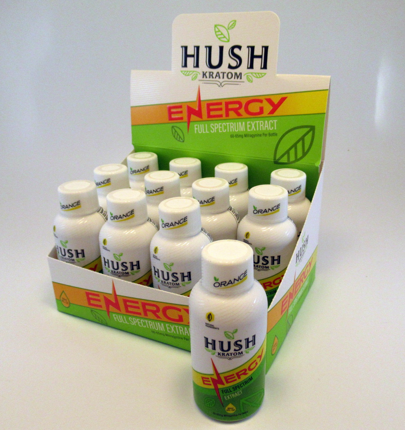 Shots : Hush Energy Shot Full Spectrum Extract - GMP Quality Product ...