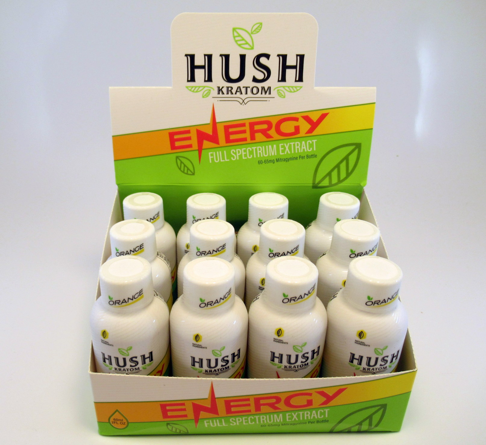 Shots : Hush Energy Shot - Full Spectrum Extract - GMP Quality Product ...