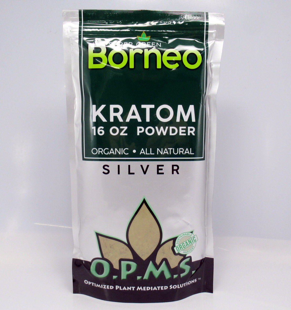 Powders : OPMS Silver Super Green Borneo - All Natural Organic POWDER ...