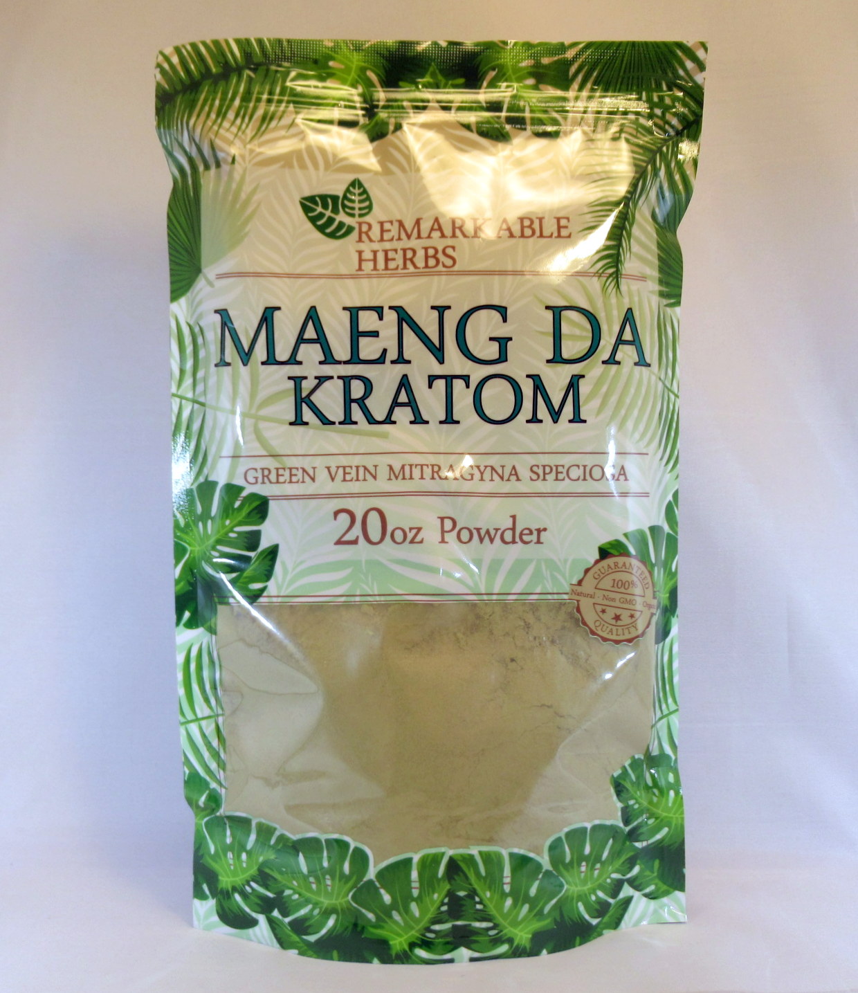Powders : Remarkable Herbs 100% All Natural Maeng Da (Green Vein ...