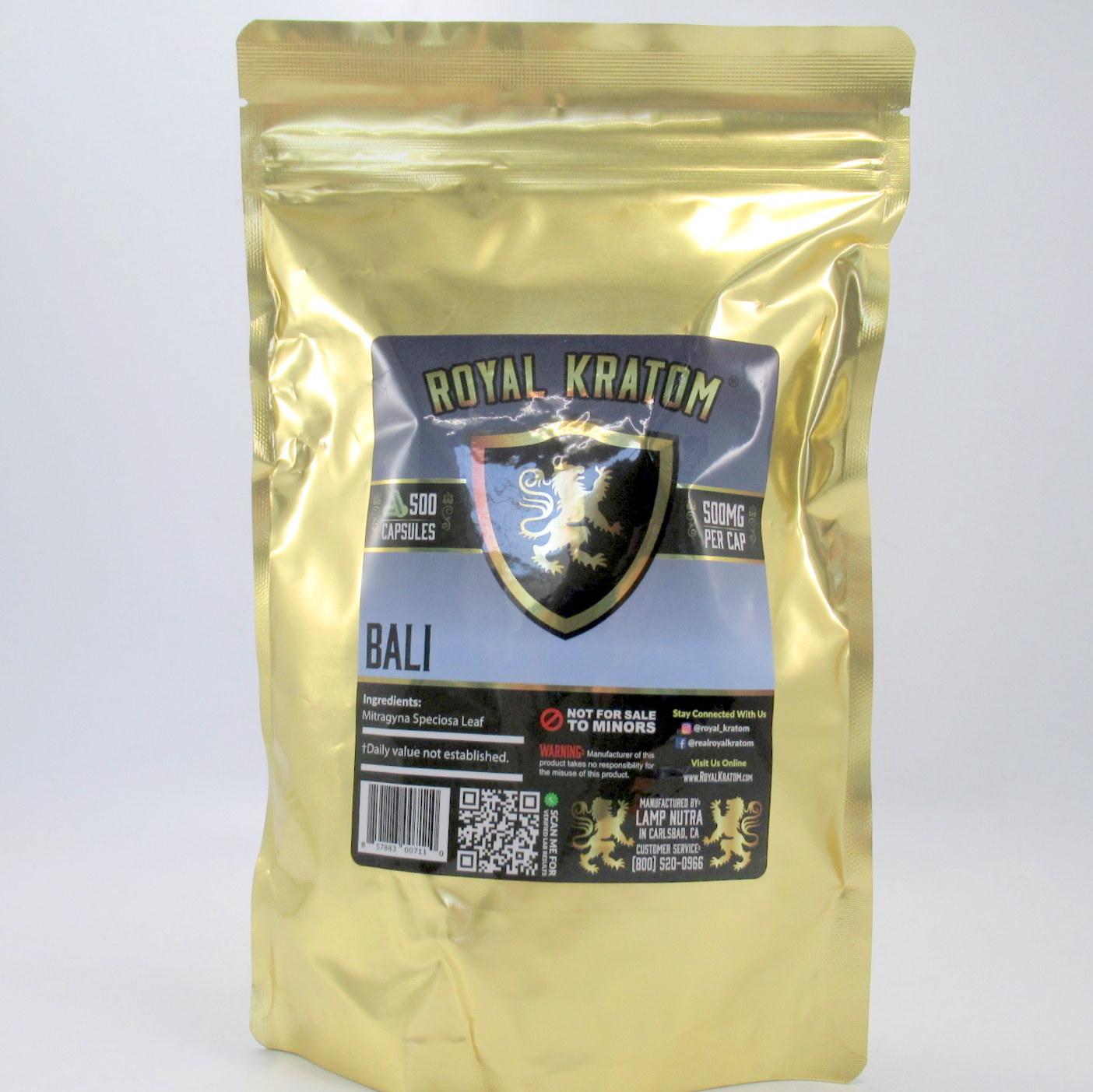 Capsules : Royal Kratom Bali Premium Capsules 500ea