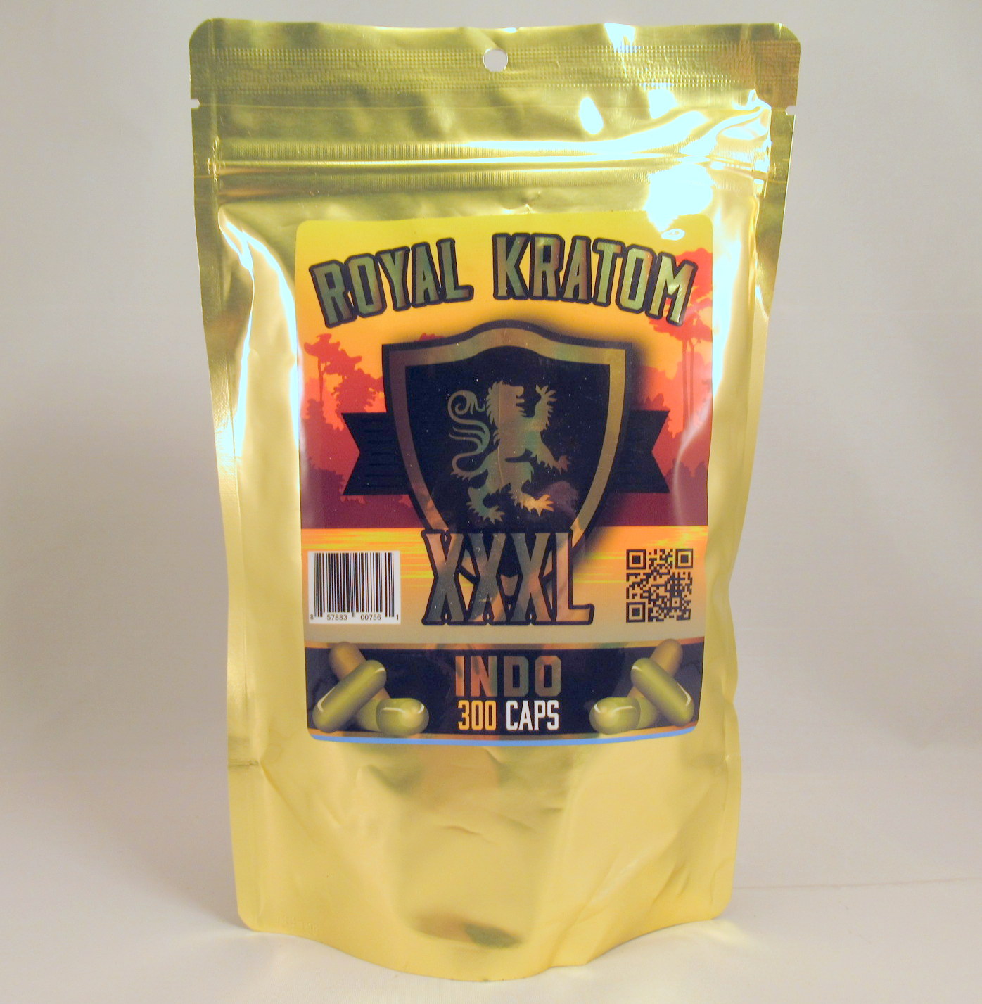 Capsules : Royal Kratom - Indo XXXL Capsules (300caps/ 150gm)