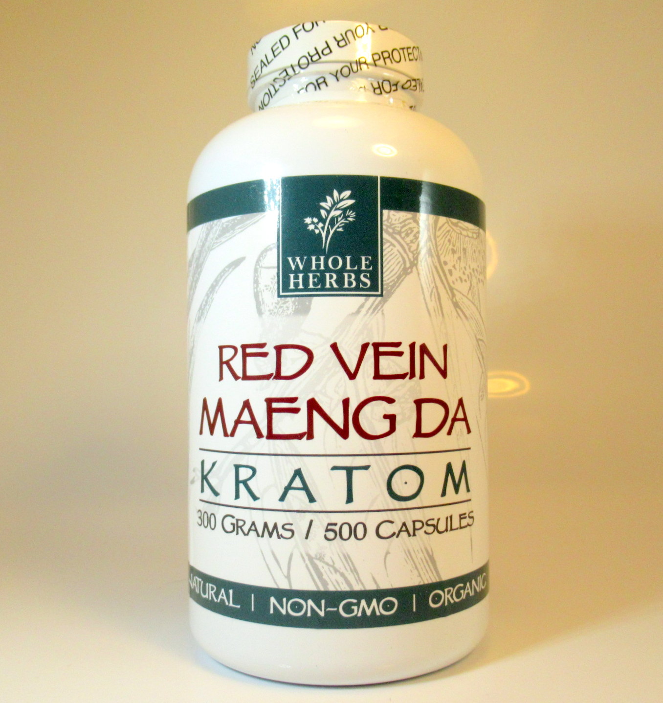 Capsules : Whole Herbs - Red Vein Maeng Da Capsules - Natural | Non-GMO ...