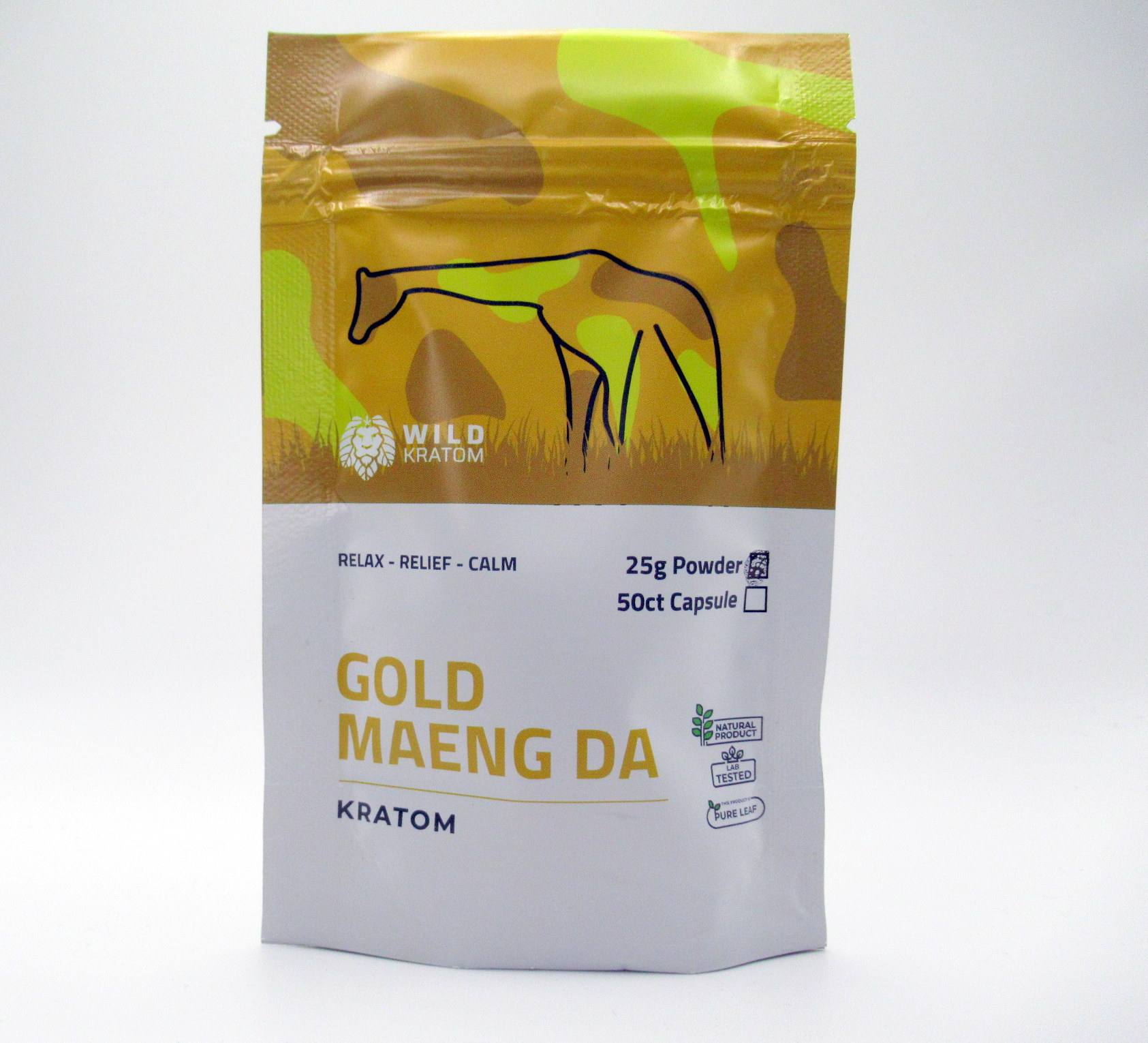 Powders : Wild Kratom - Focus Energy Relief - Gold Maeng Da Powder ...